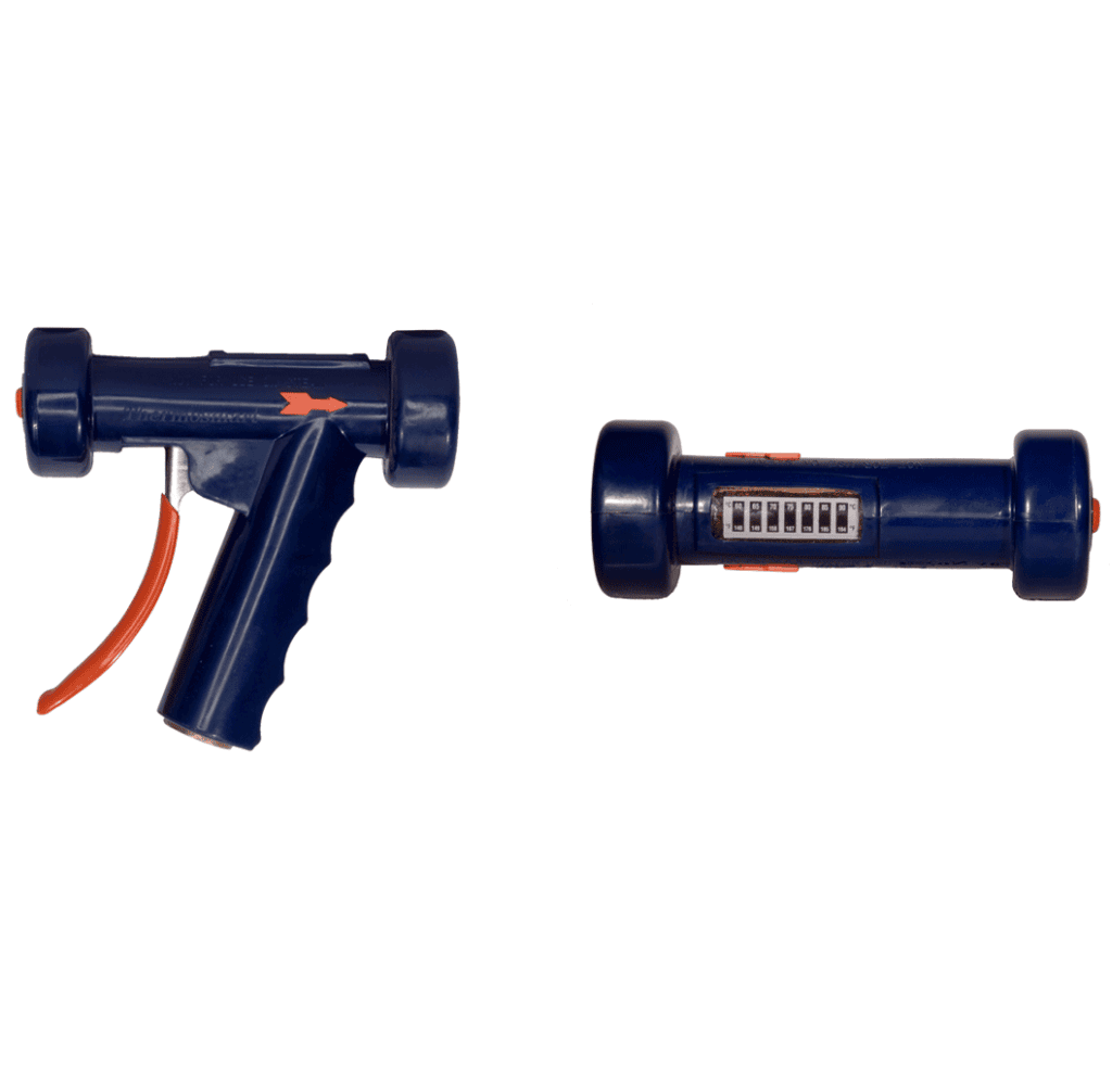 Industrial Heavy Duty Nozzle with Built-in Accurate Thermosmart Gauge